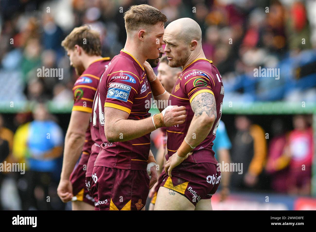 Huddersfield, England - 23rd March 2024 Adam Swift (2) of Huddersfield ...