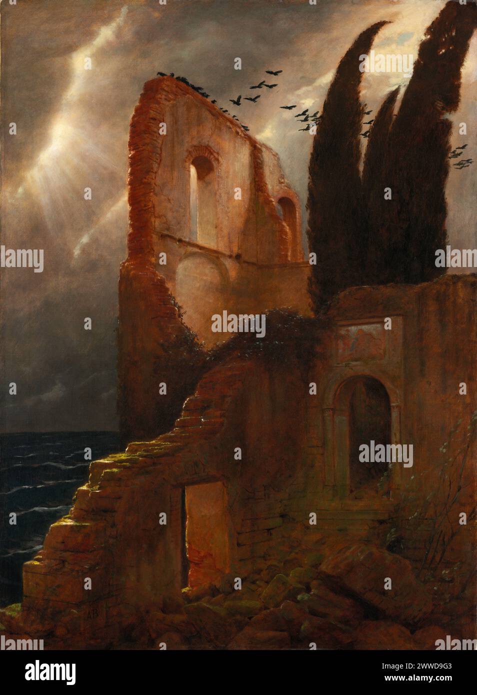 Arnold bocklin work of art hi-res stock photography and images - Alamy