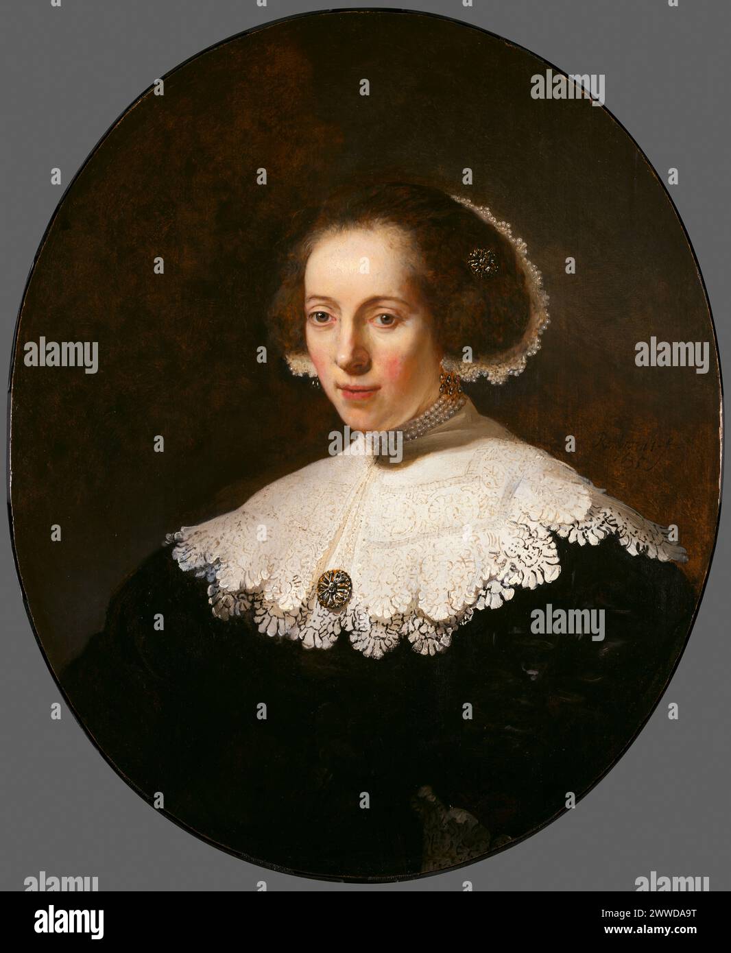 Rembrandt portrait woman hi-res stock photography and images - Alamy