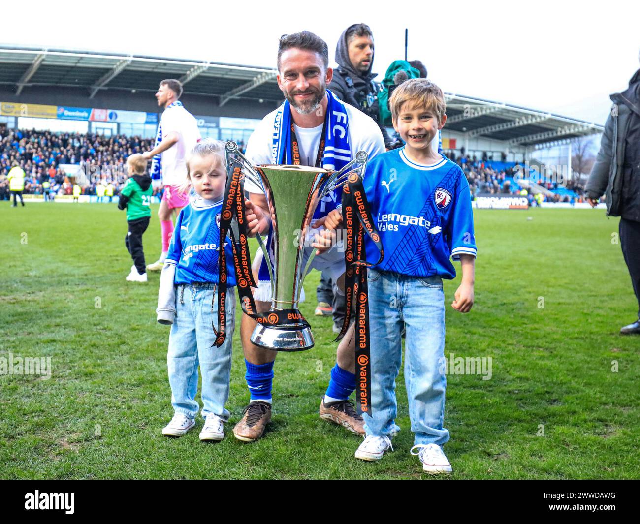 Chesterfield, UK. 23rd Mar, 2024. Will Grigg of Chesterfield poses with ...
