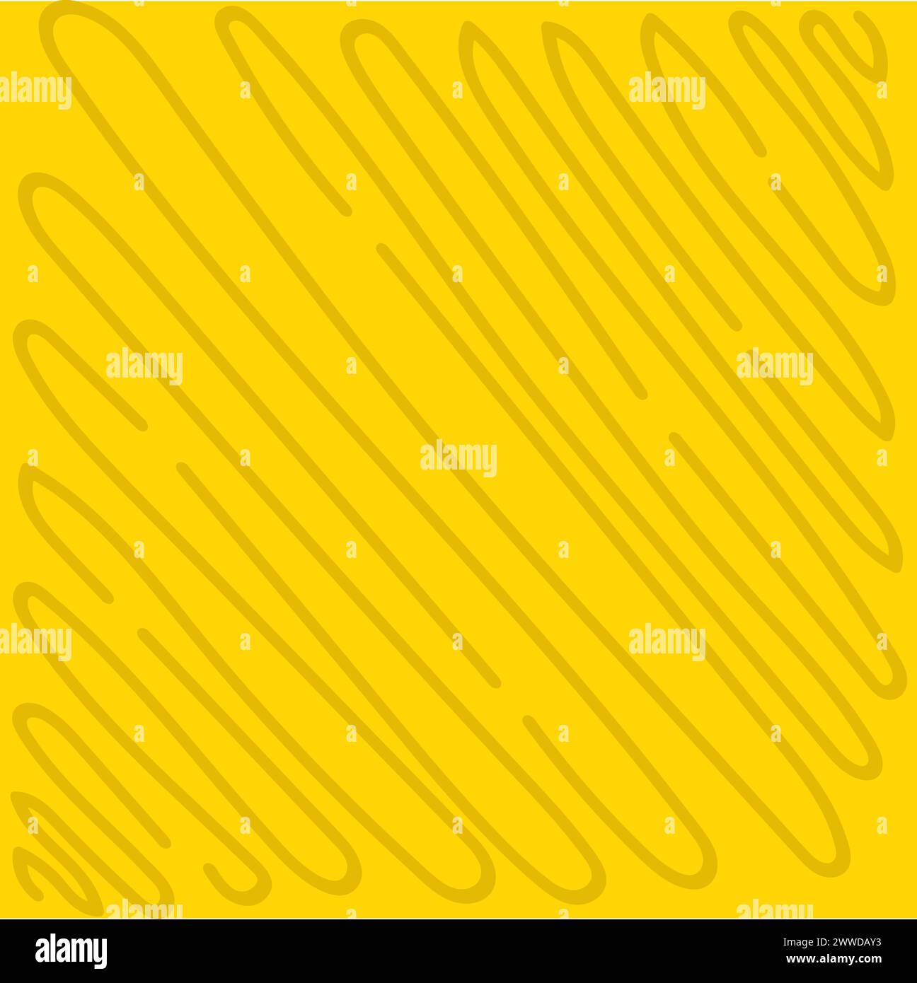 colorful squiggle line doodle yellow, grey pattern. Creative minimalist style print background ...