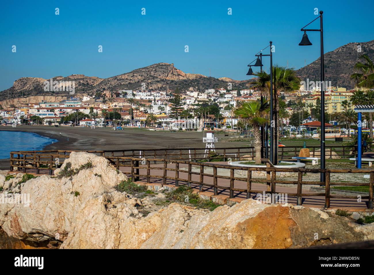 Morning walking on paths above rocks and through "El Cantal" tunnels in ...