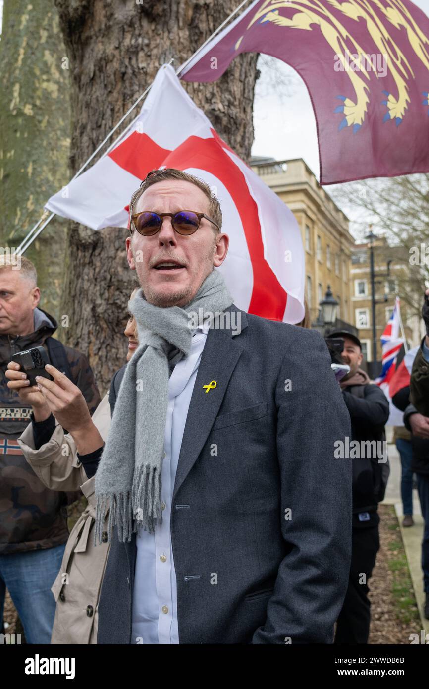 23 March 2024. London, United Kingdom. Remain party leader and actor ...