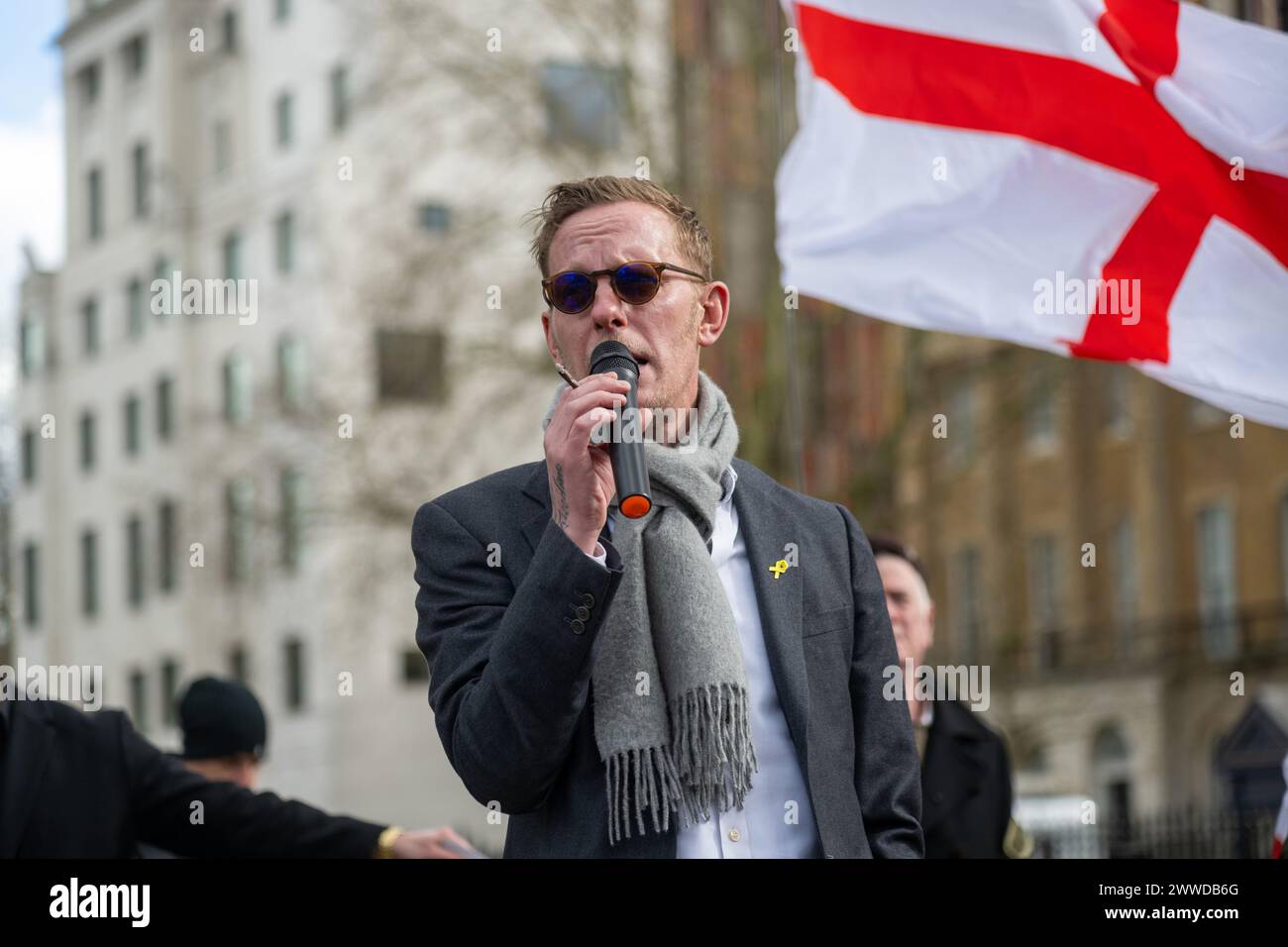 23 March 2024. London, United Kingdom. Remain party leader and actor ...