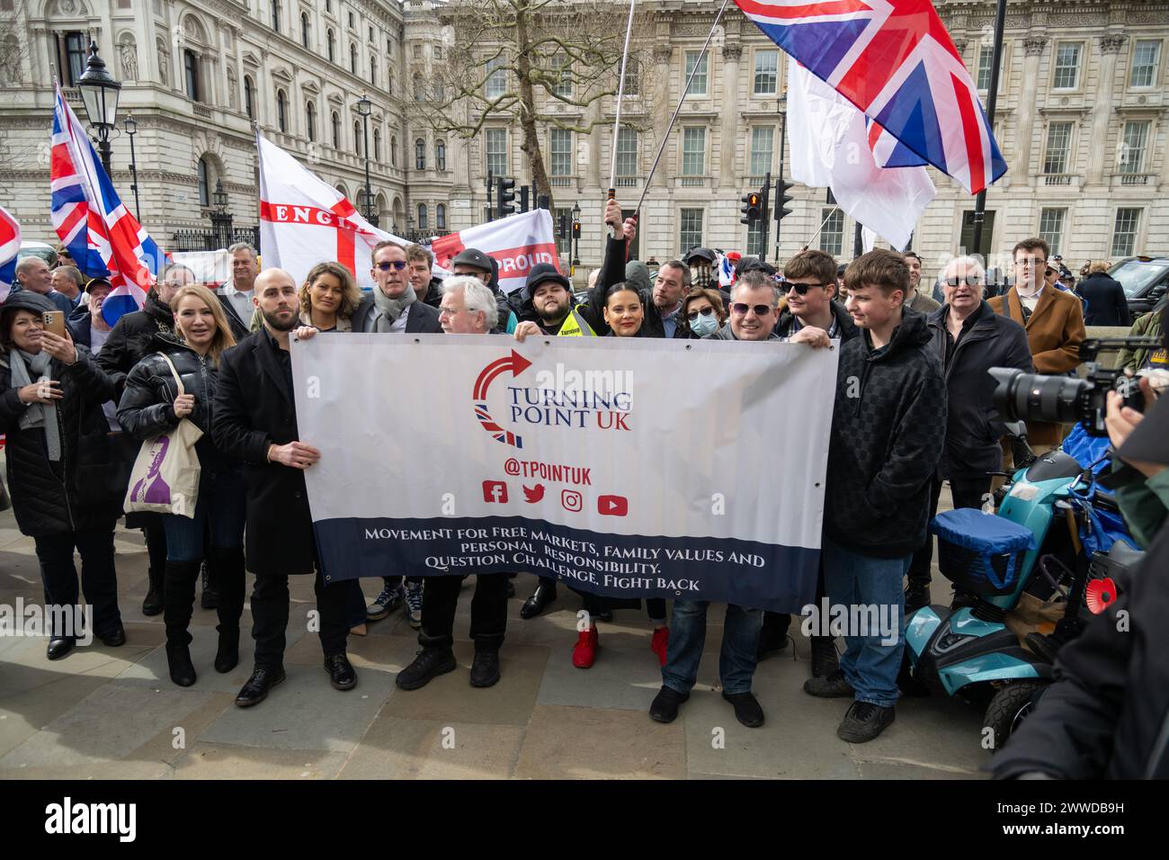 23 March 2024. London, United Kingdom. Remain party leader and actor ...
