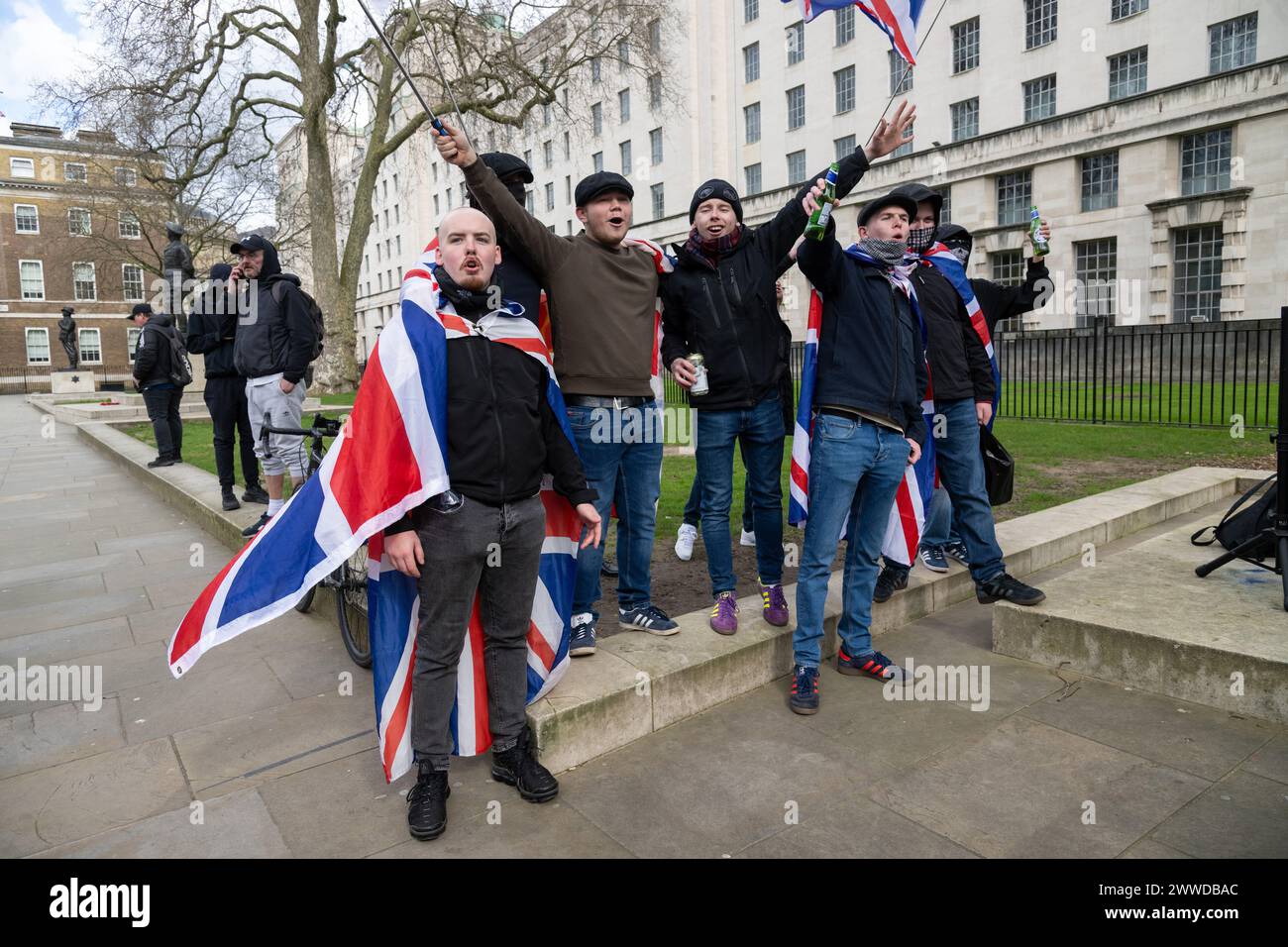 23 March 2024. London, United Kingdom. Protesters attend the Rally For ...