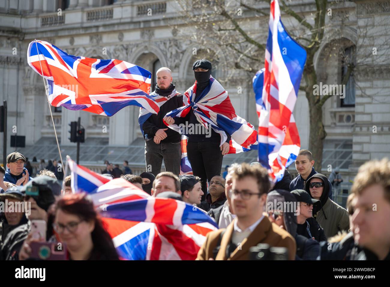23 March 2024. London, United Kingdom. Protesters attend the Rally For ...