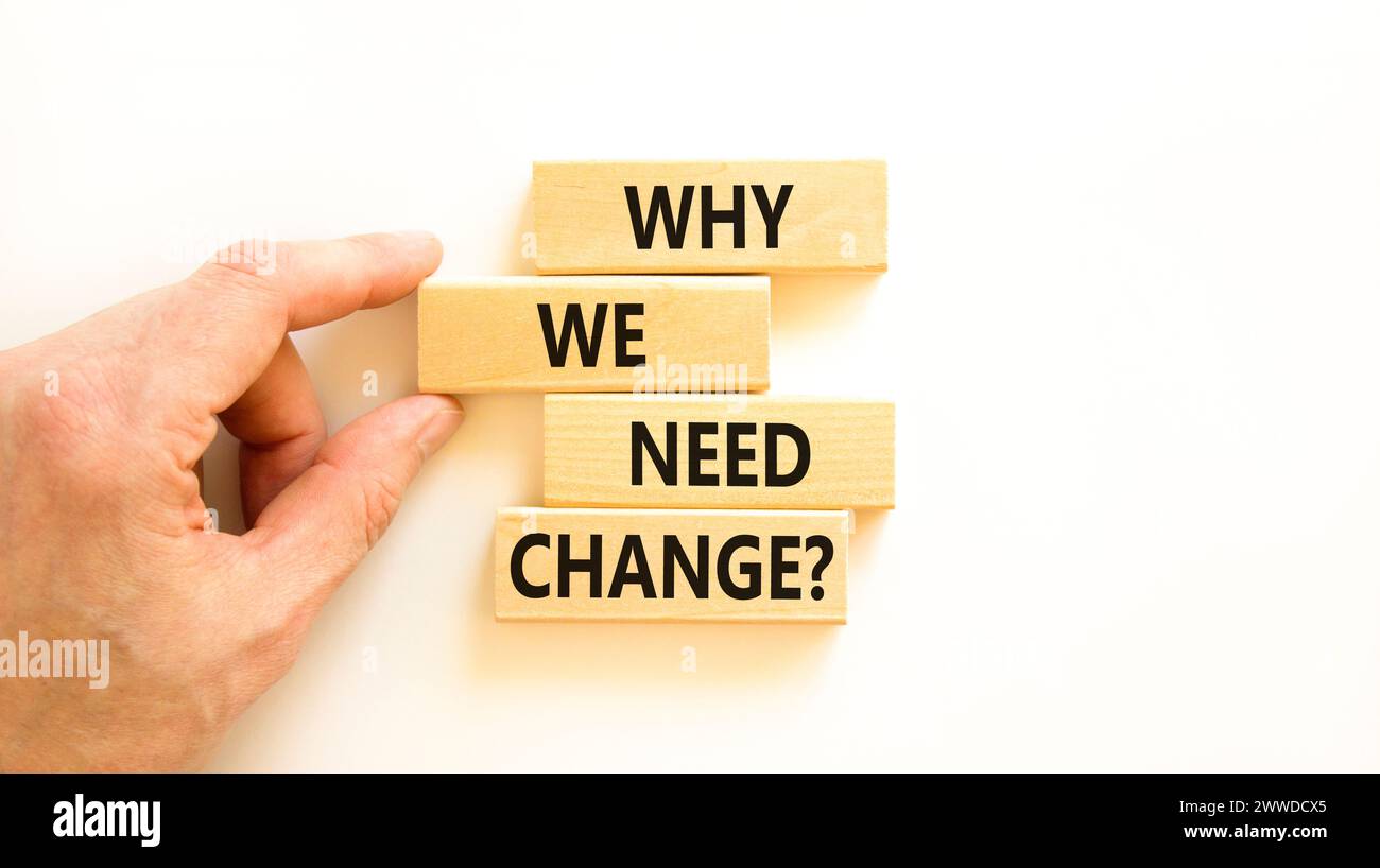 Why we need change symbol. Concept words Why we need change on ...