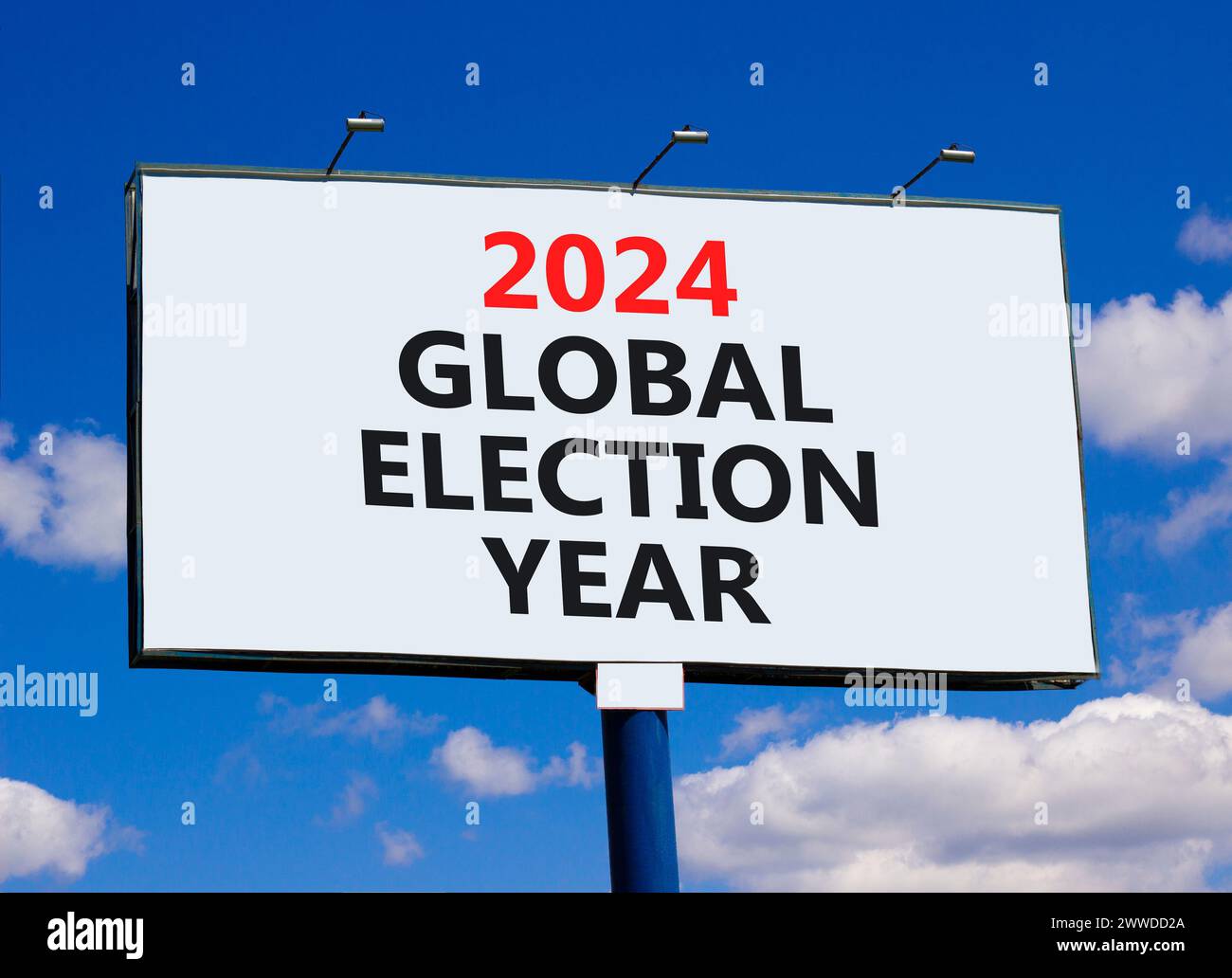 2024 global election year symbol. Concept words 2024 global election ...
