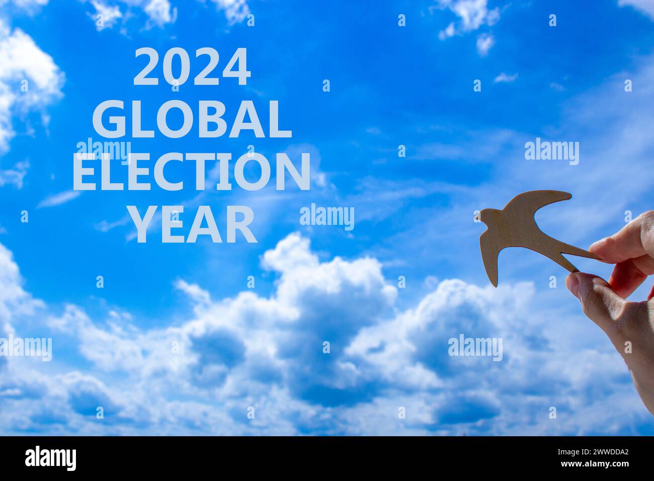 2024 global election year symbol. Concept words 2024 global election ...