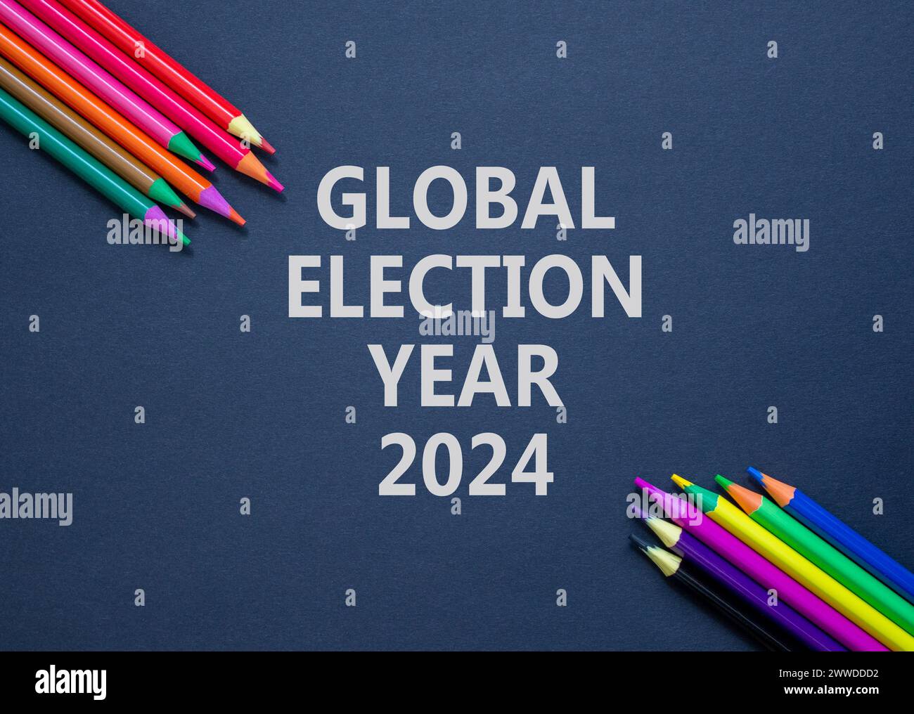 Global election year 2024 symbol. Concept words Global election year ...