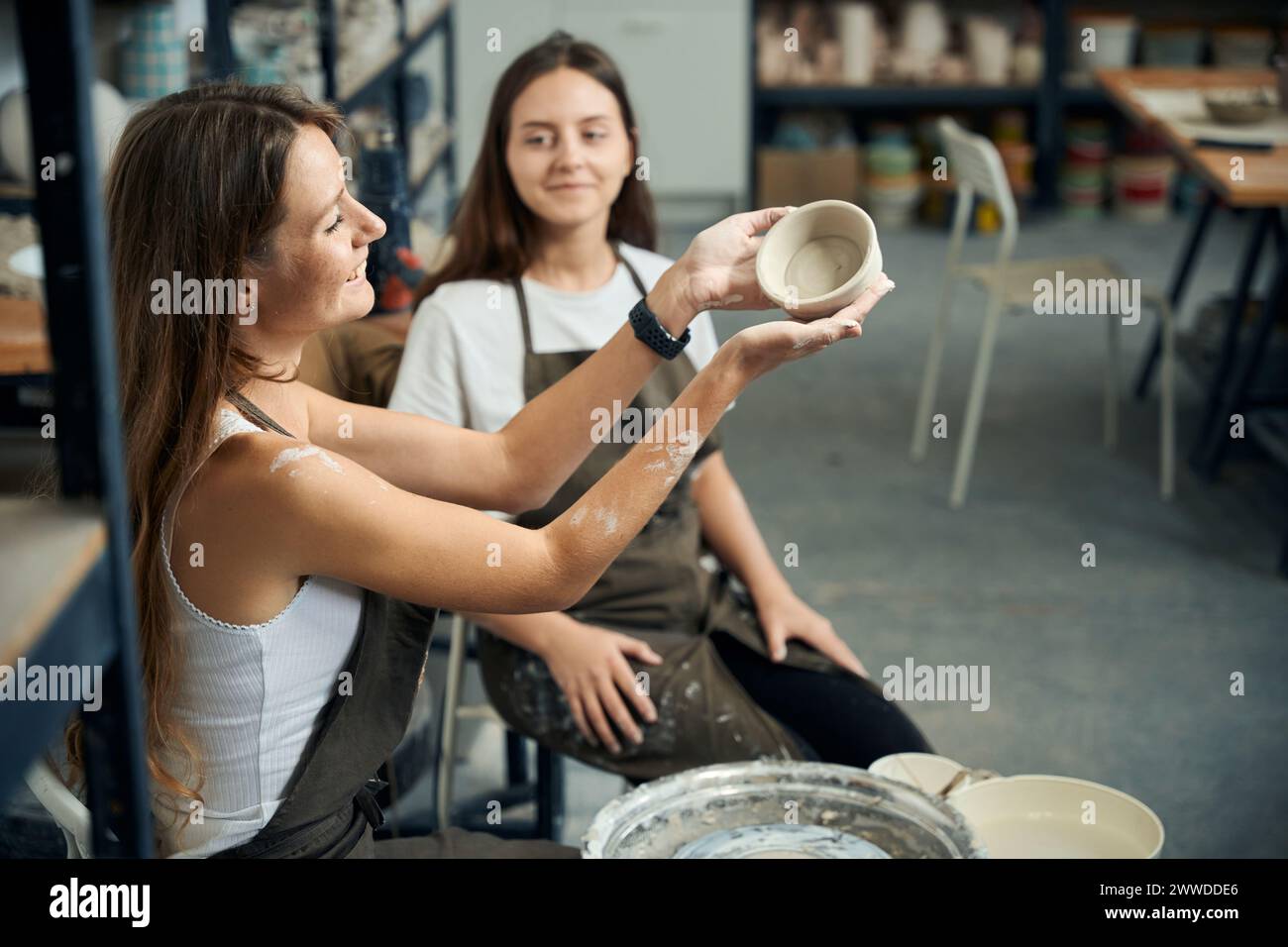 Ceramics workers hi-res stock photography and images - Alamy