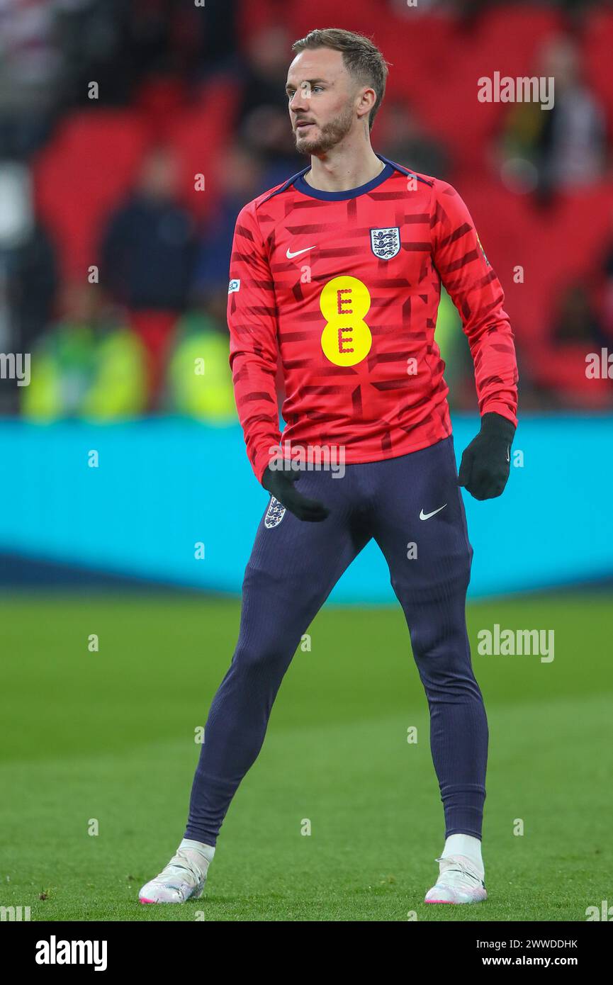 James Maddison of England during the International Friendly match ...