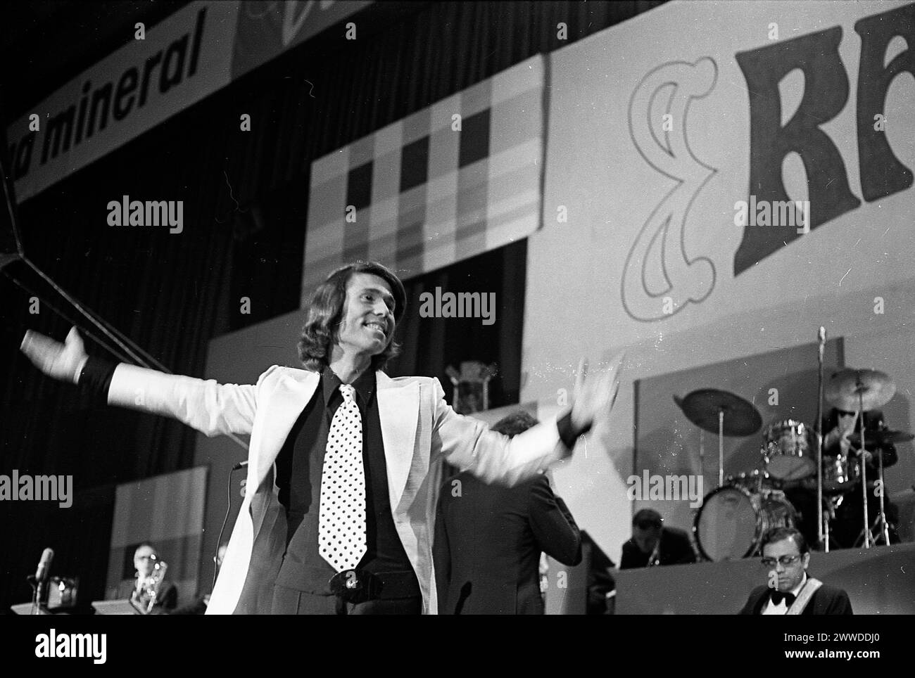 Spanish popular singer Raphael (born in 1943 as Miguel Rafael Martos ...