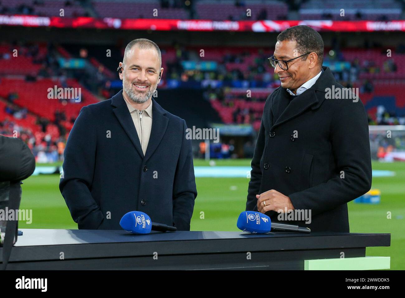 London, UK. 23rd Mar, 2024. Former professional footballer Joe Cole and ...