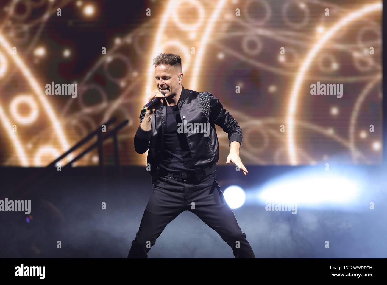 Mexico City, Mexico. 22nd Mar, 2024. Nicky Byrne, from the Irish band ...