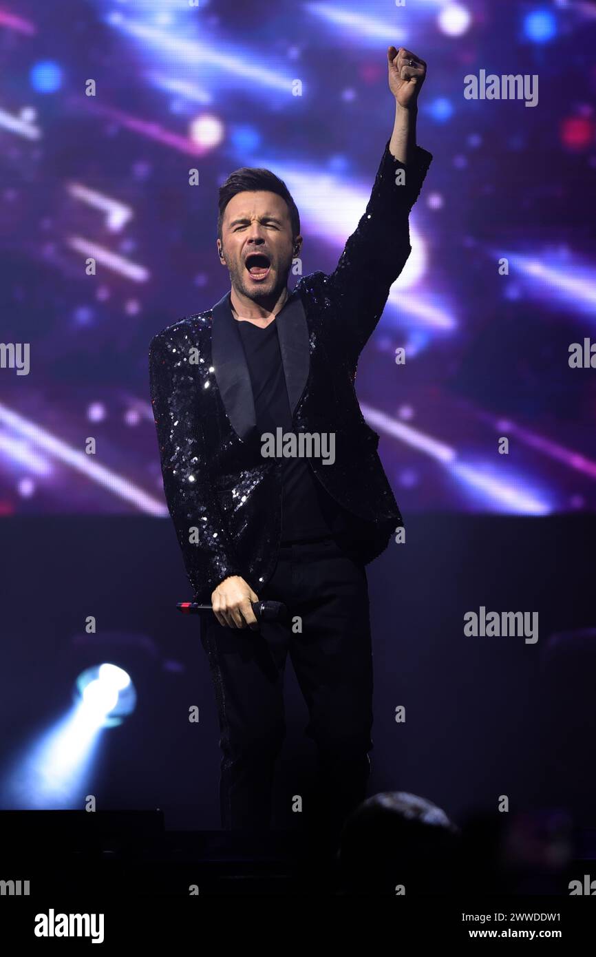Mexico City Mexico 22nd Mar 2024 Shane Filan Of The Irish Band