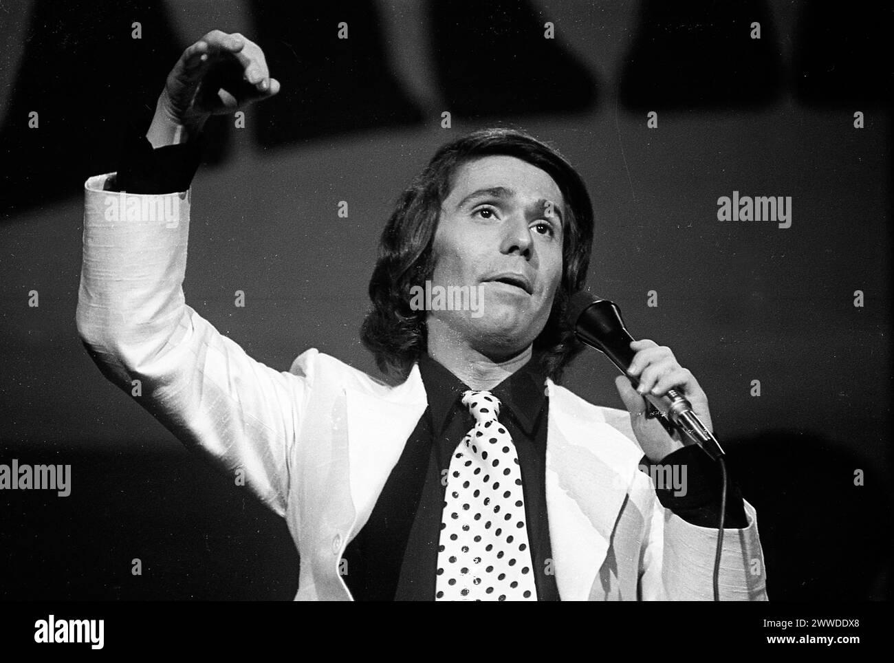 Spanish popular singer Raphael (born in 1943 as Miguel Rafael Martos ...