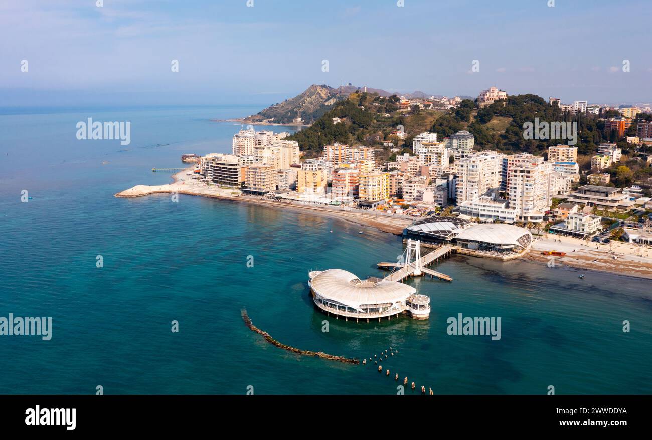 Durres skyline buildings architecture hi-res stock photography and ...