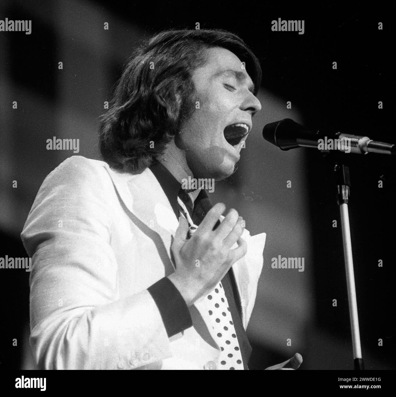 Spanish popular singer Raphael (born in 1943 as Miguel Rafael Martos ...