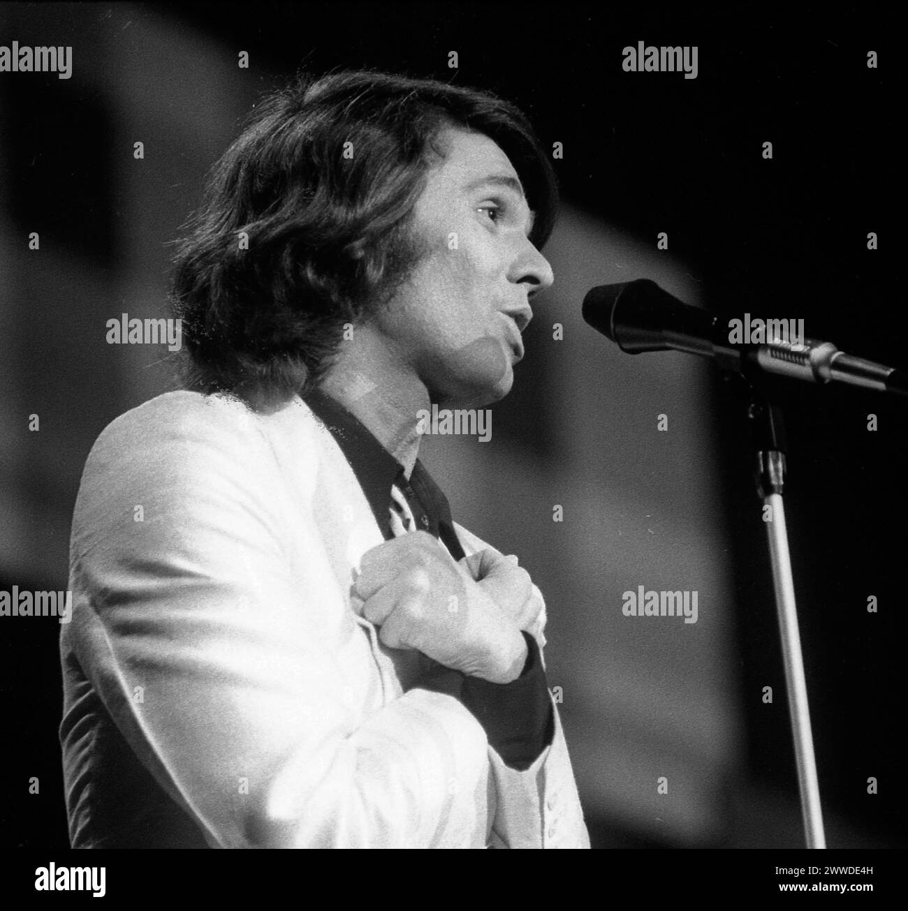 Spanish popular singer Raphael (born in 1943 as Miguel Rafael Martos ...
