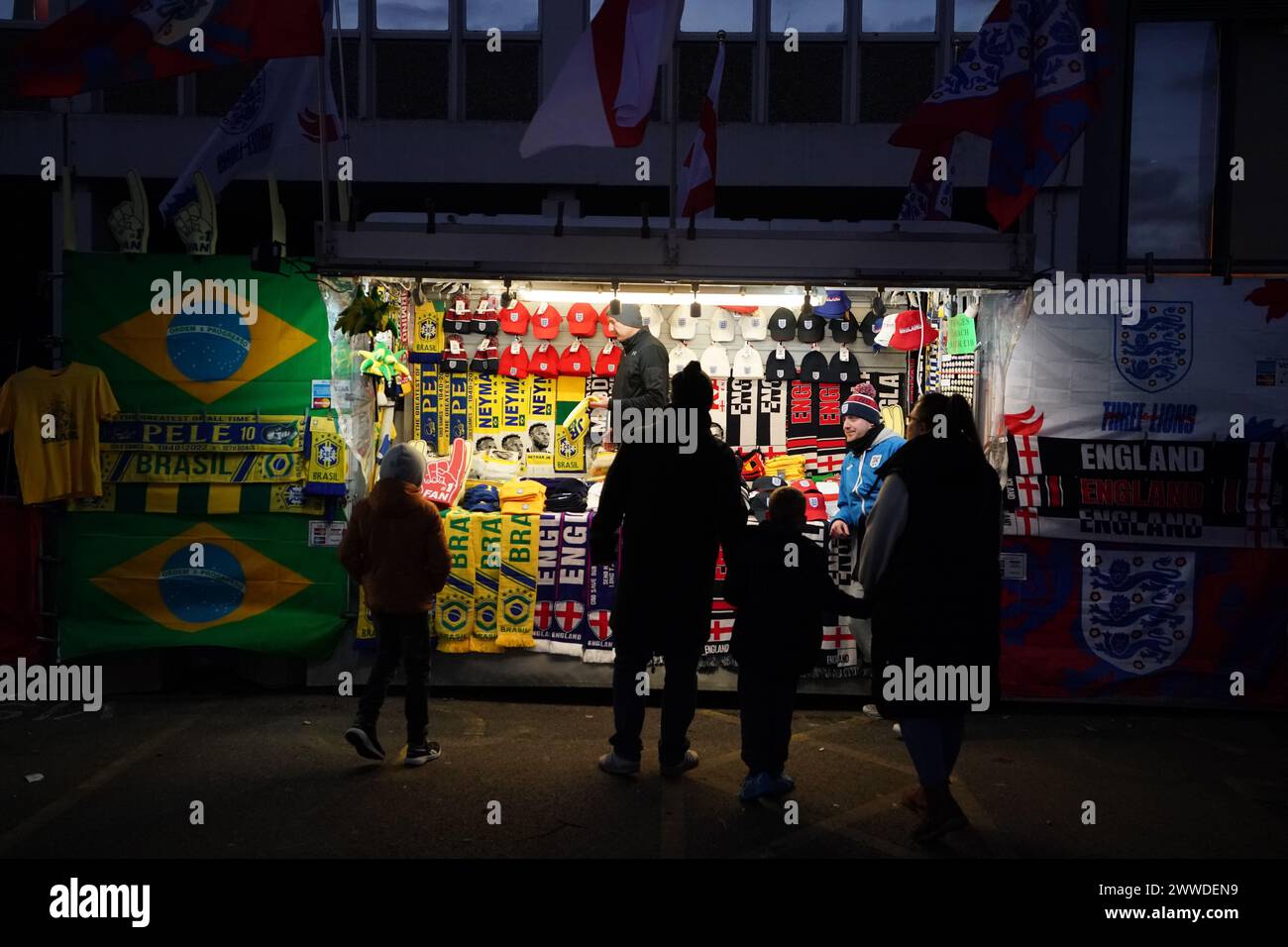 England flags wembley way hi-res stock photography and images - Alamy