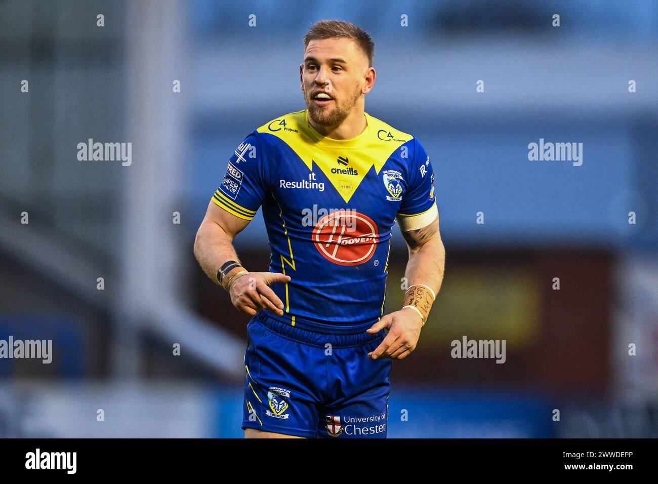 Matt Dufty of Warrington Wolves during the Betfred Challenge Cup Sixth ...