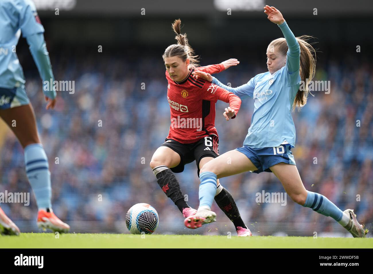 Manchester, UK. 23rd Mar, 2024. Manchester City Women v Manchester ...