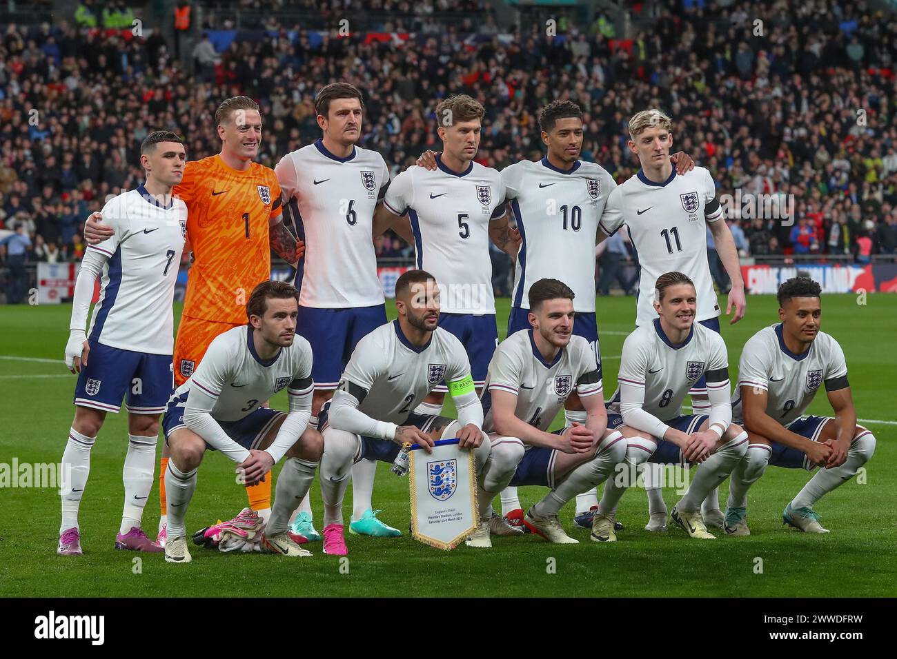 England team photo before the game during the International Friendly ...