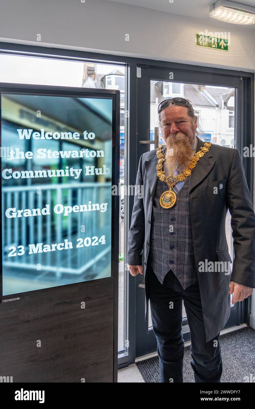 Stewarton, Scotland, UK. 23rd Mar, 2024. Stewarton Initiatives official ...