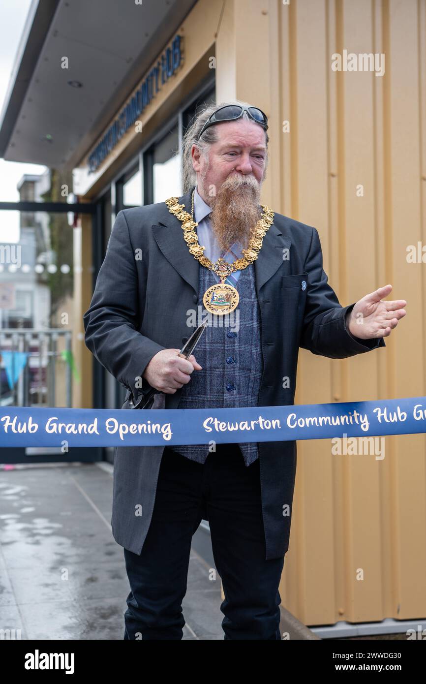 Stewarton, Scotland, UK. 23rd Mar, 2024. Stewarton Initiatives official ...