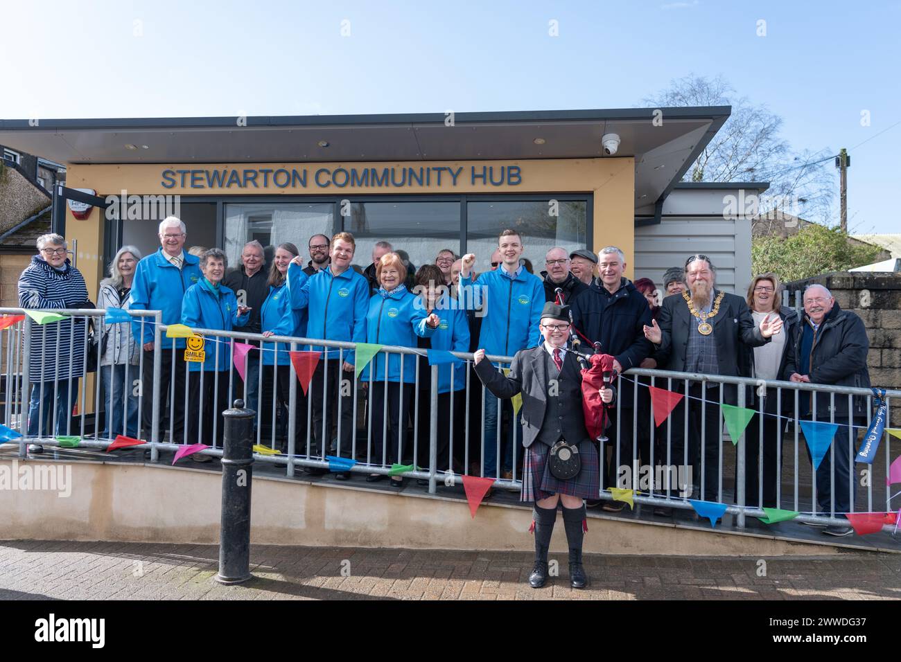 Stewarton, Scotland, UK. 23rd Mar, 2024. Stewarton Initiatives official ...