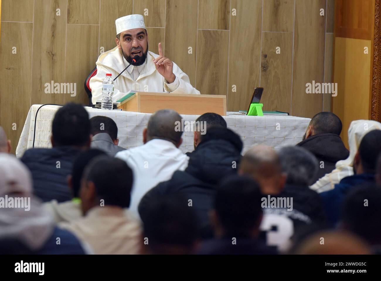 The Imam of the Islamic mosque of Vendrell Hassan Sibaiti talks about ...