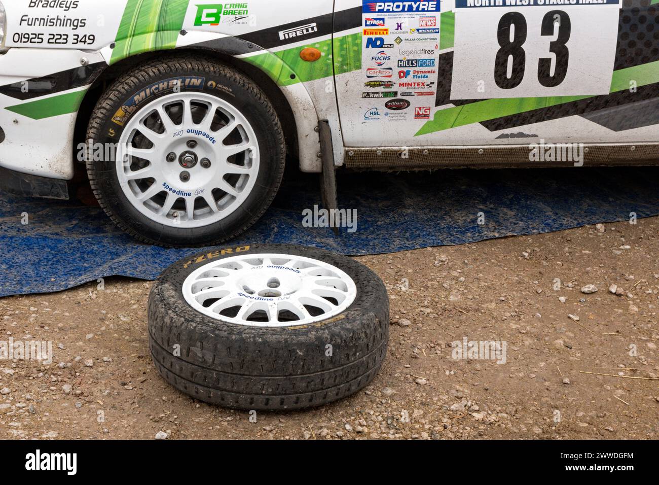 Vauxhall Corsa S1400. North West Stages Rally 2024 Stock Photo - Alamy