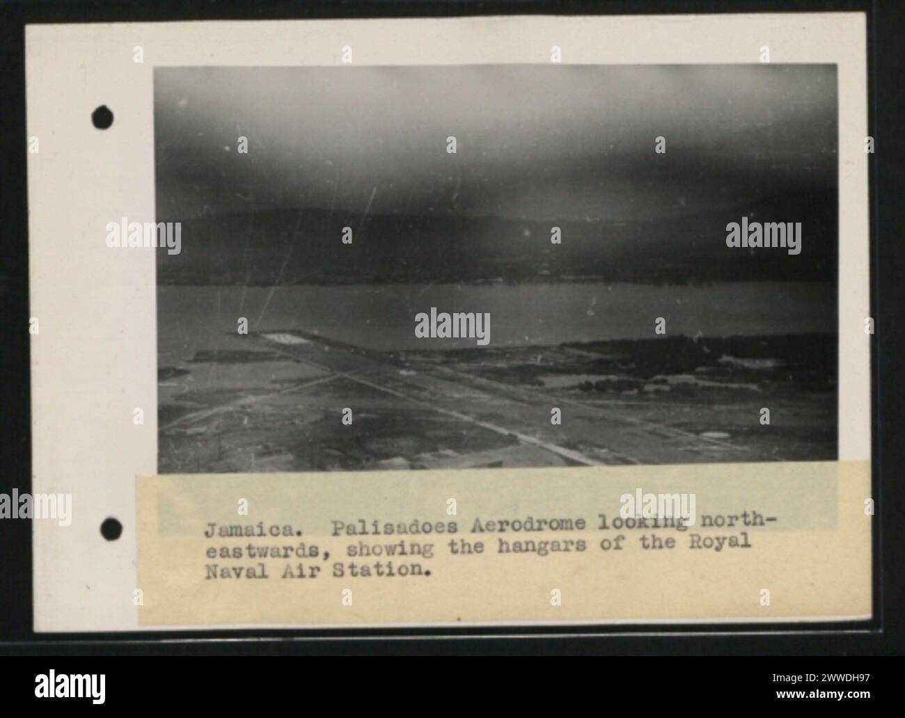 Description: Jamaica. Palisadoes Aerodrome looking north-eastwards ...