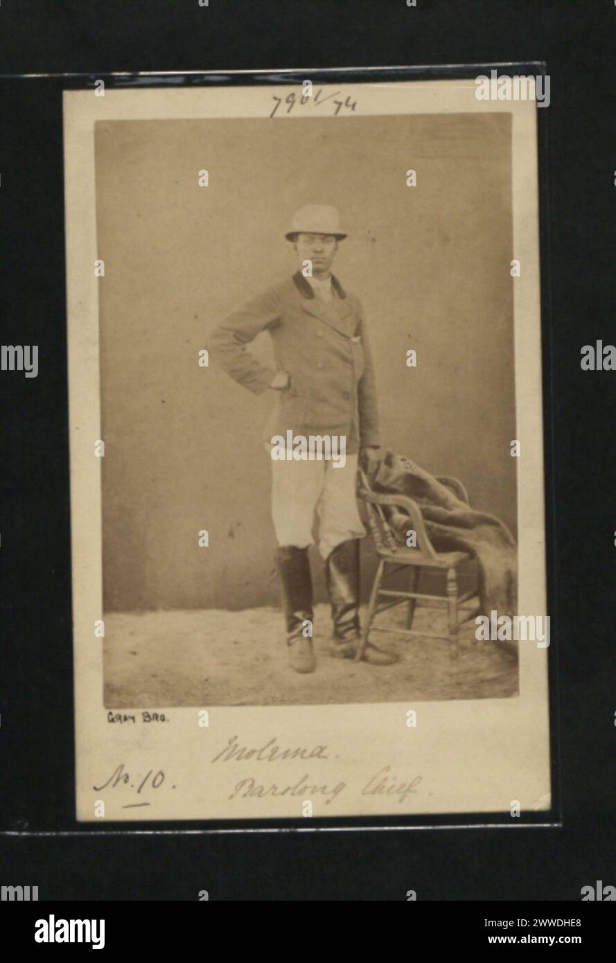 Molema, the Barolong Chief, a traditional leader overseeing the ...