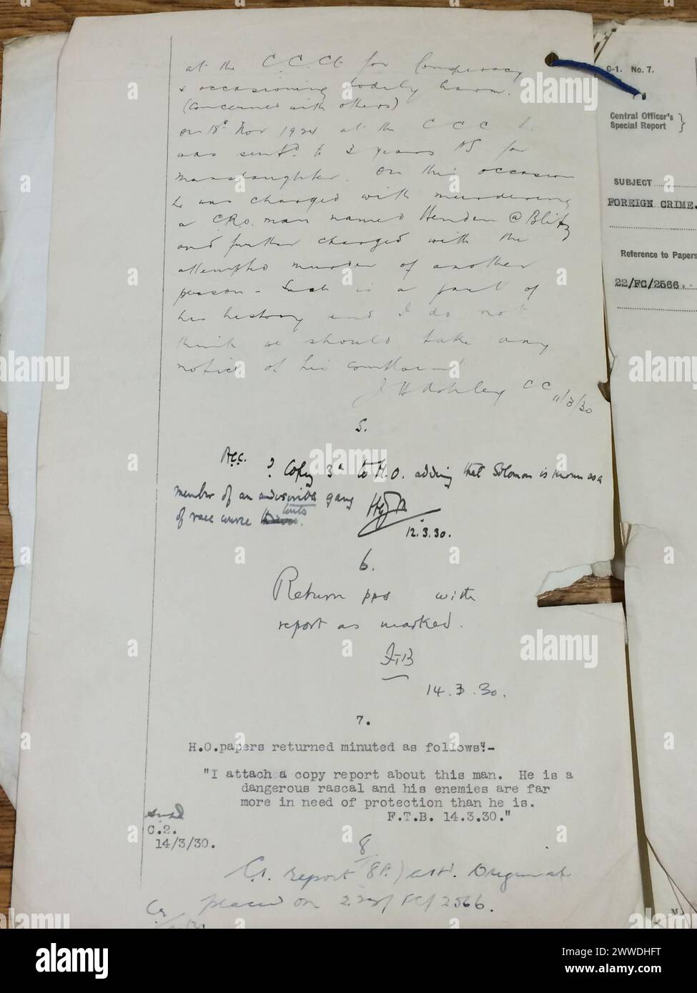 MEPO 3/374 - ALFRED SOLOMON charged with the wilful murder of BARNET ...