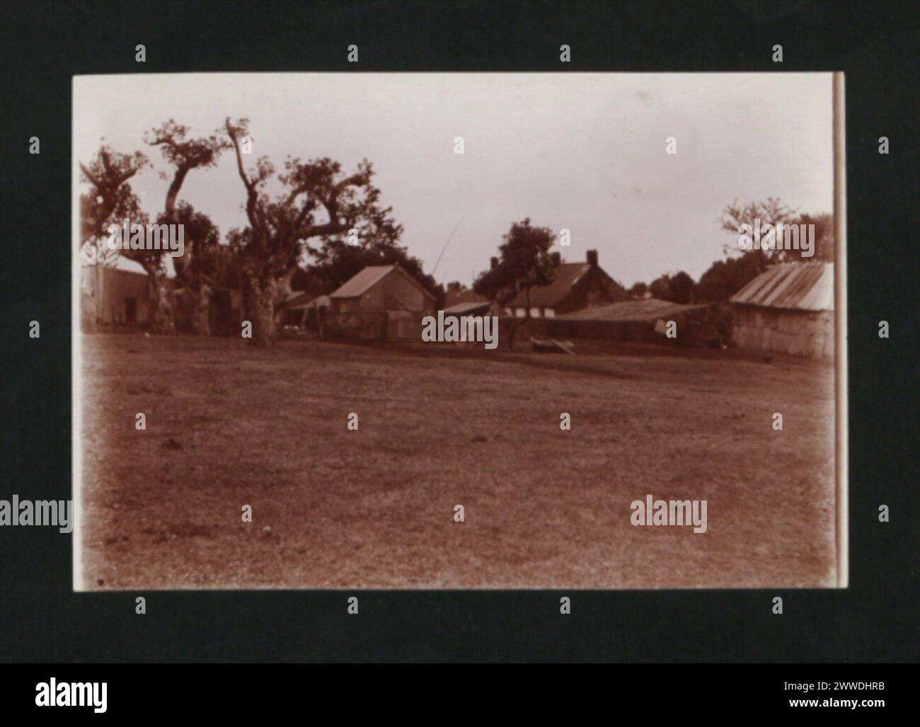 Description: Another view of the sheds between Marshal Bertrand's house ...