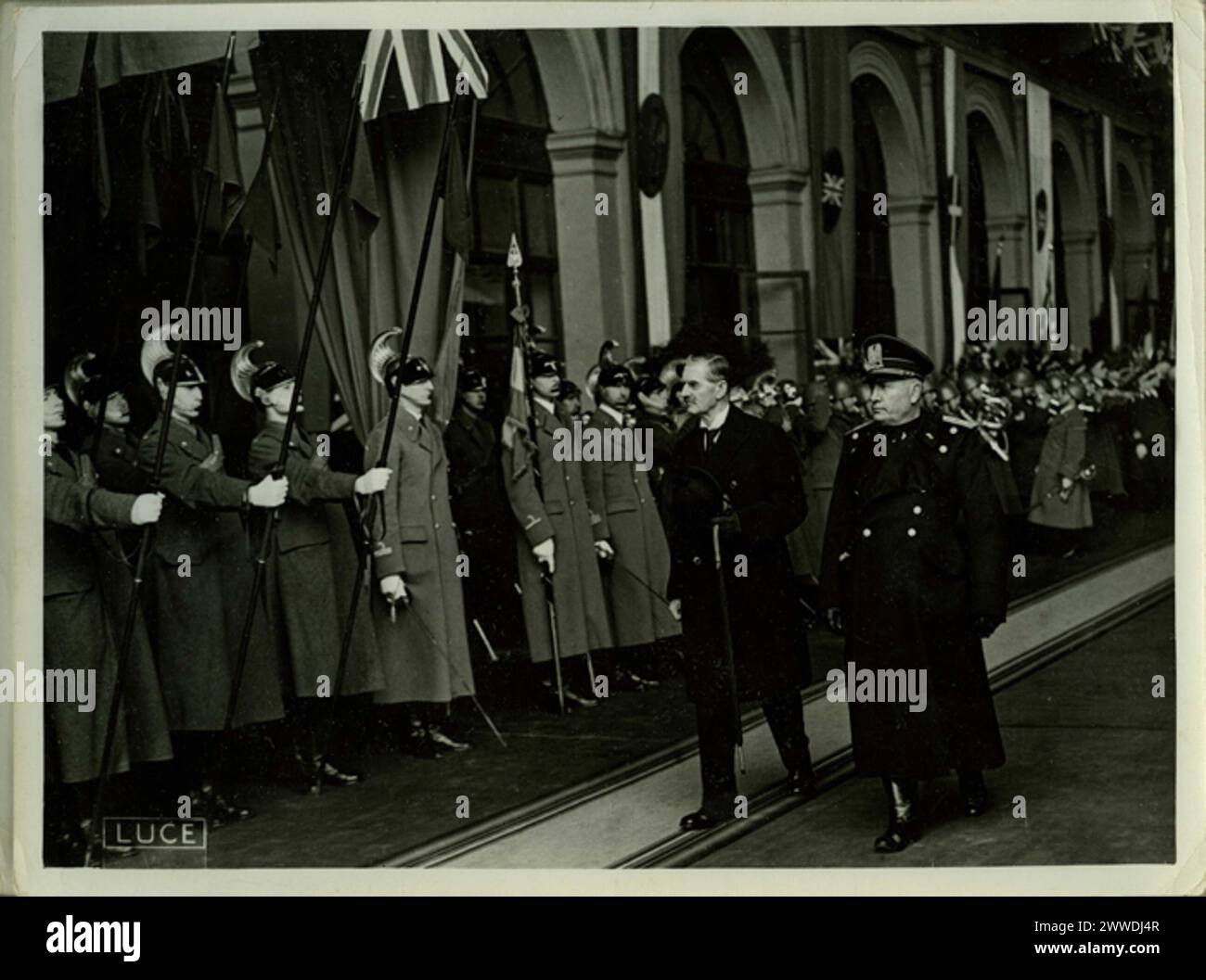 Chamberlain and Il Duce Description: British Prime Minister Neville ...