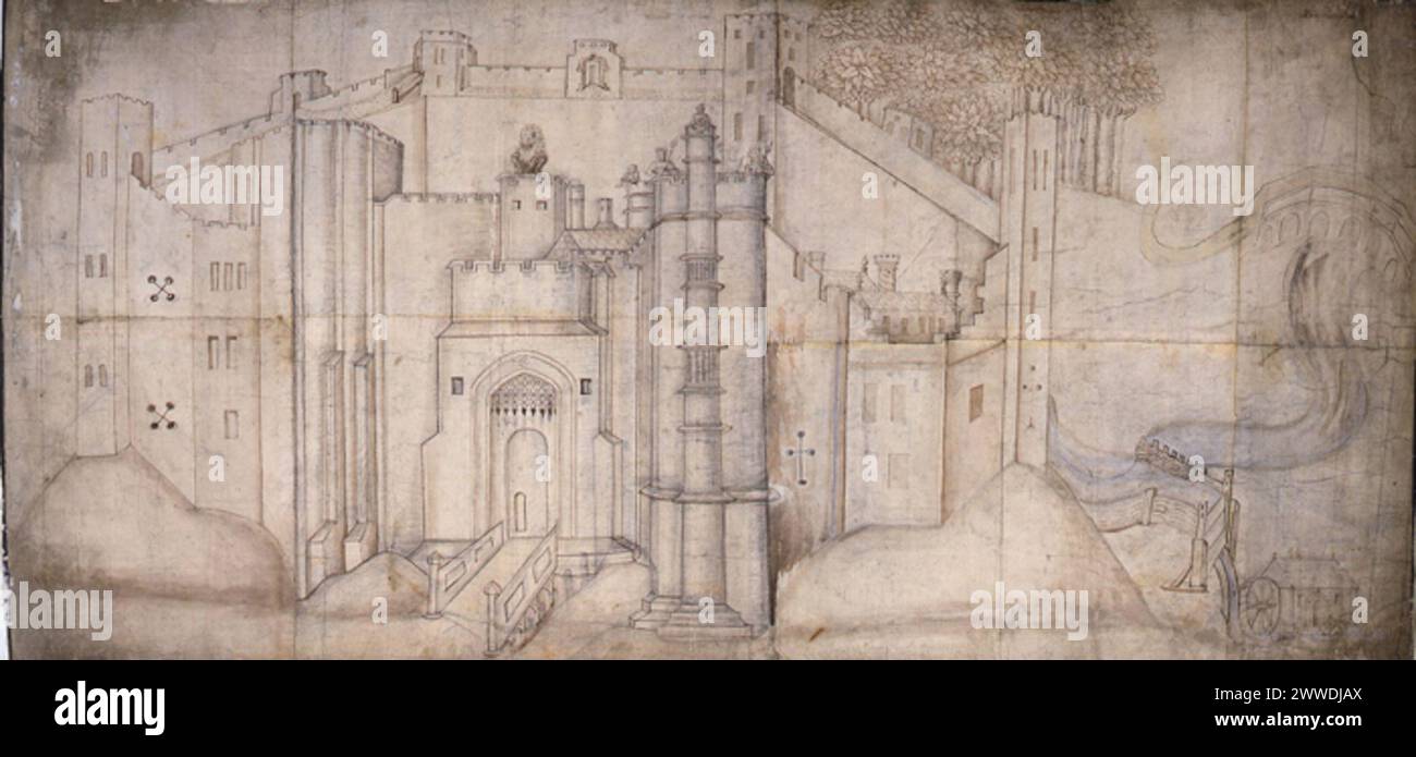 Tudor era england map hi-res stock photography and images - Alamy