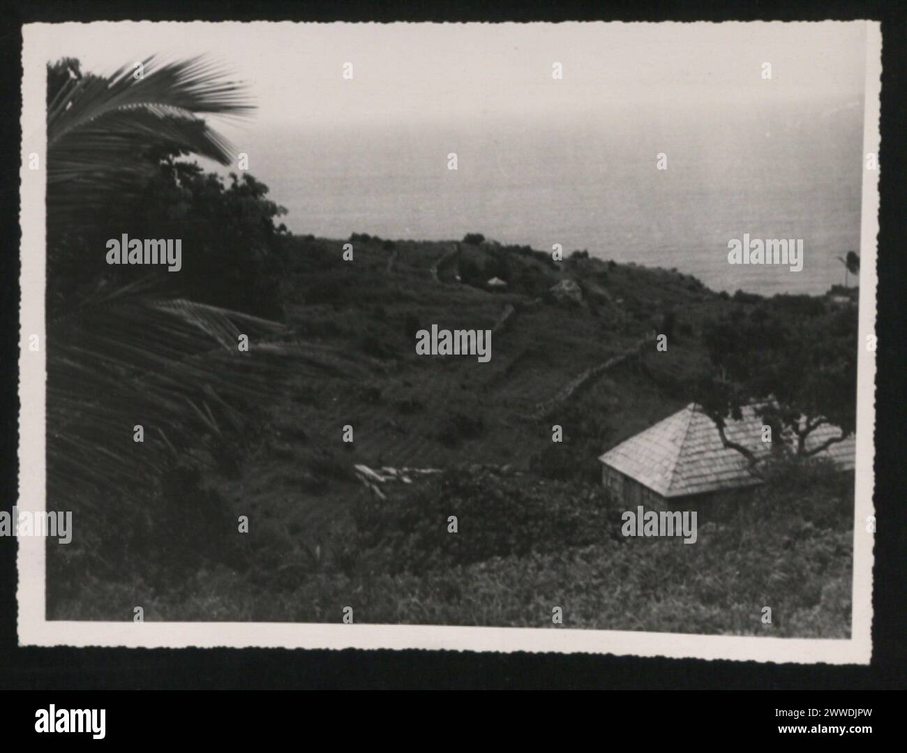 Soil conservation work in Montserrat, 1957-1960, showing land ...