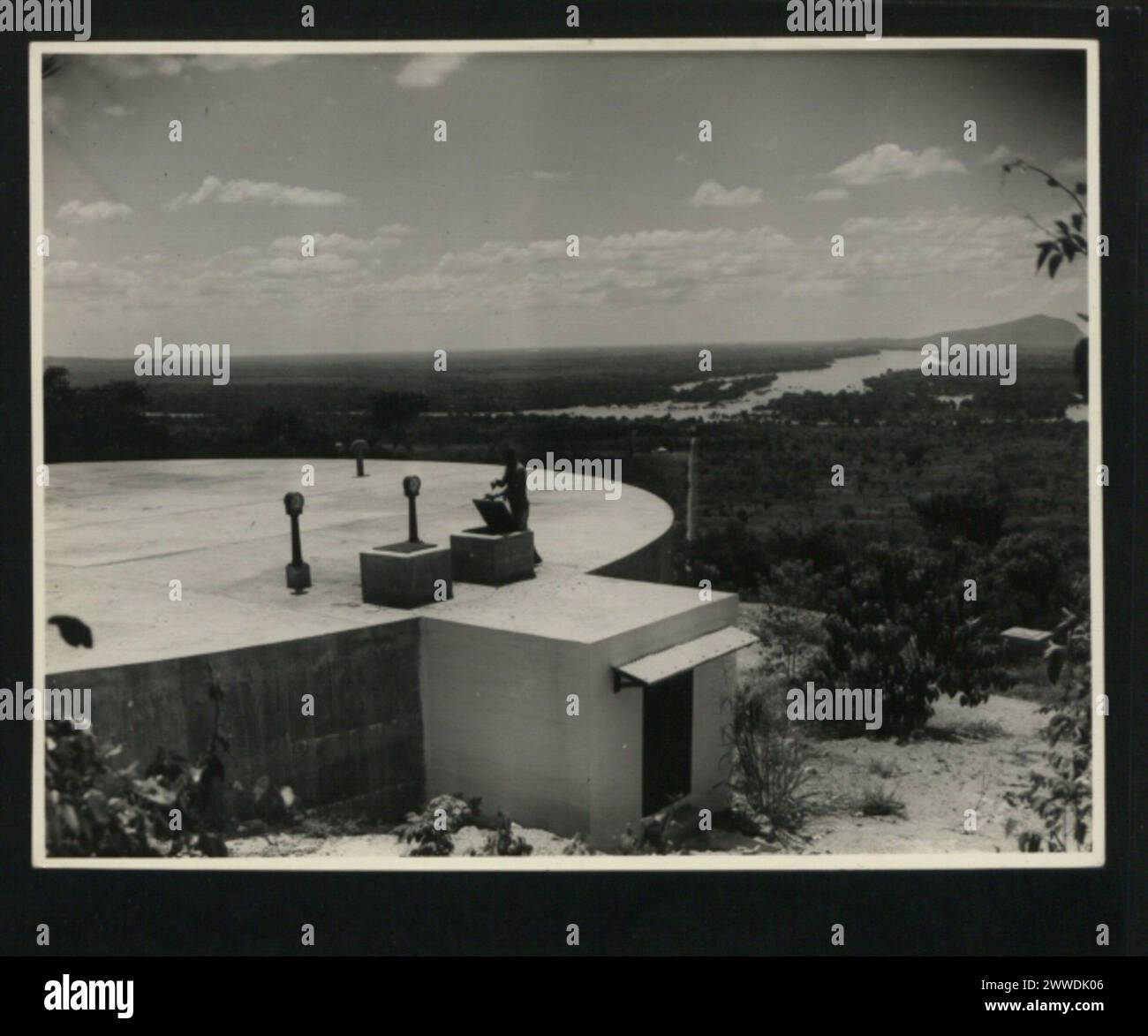 The Kpong reservoir in Accra, Ghana, uses the Volta River as its water ...