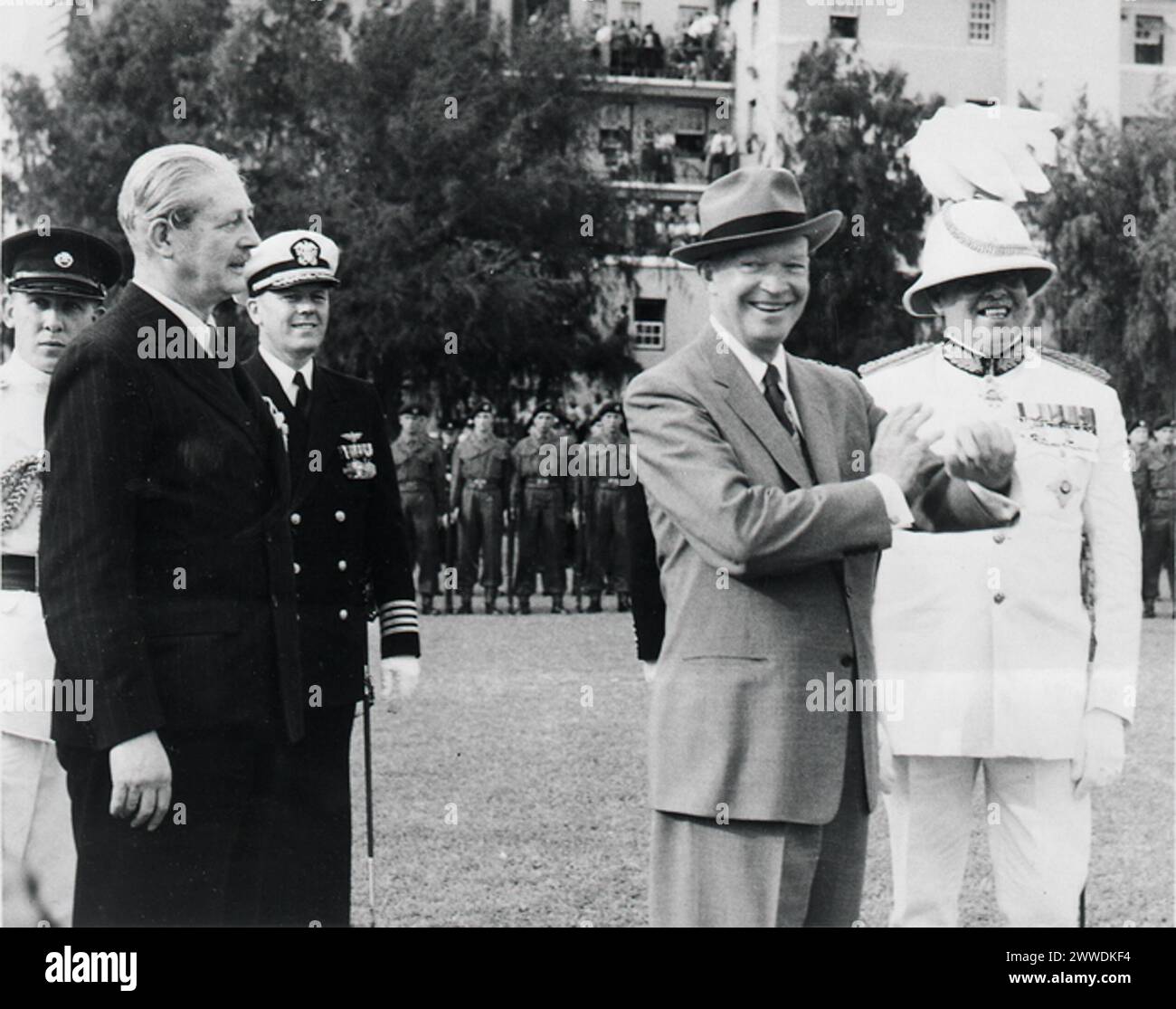 Eisenhower 1957 bermuda hi-res stock photography and images - Alamy