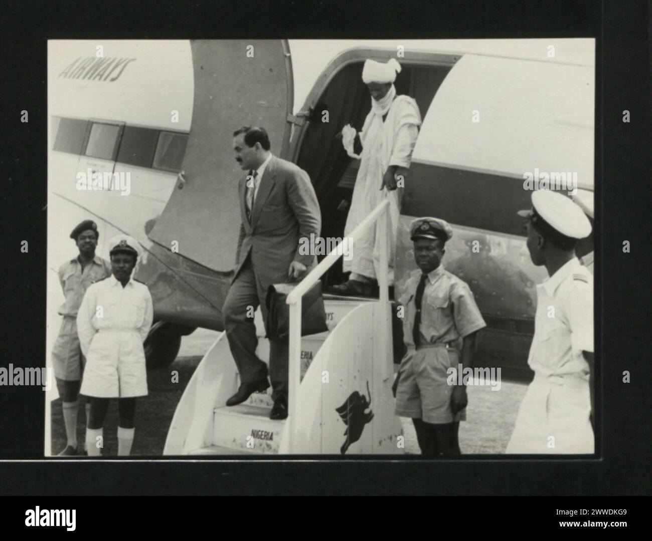 Photograph shows Dr Banda visiting Northern Nigeria in 1960, including ...