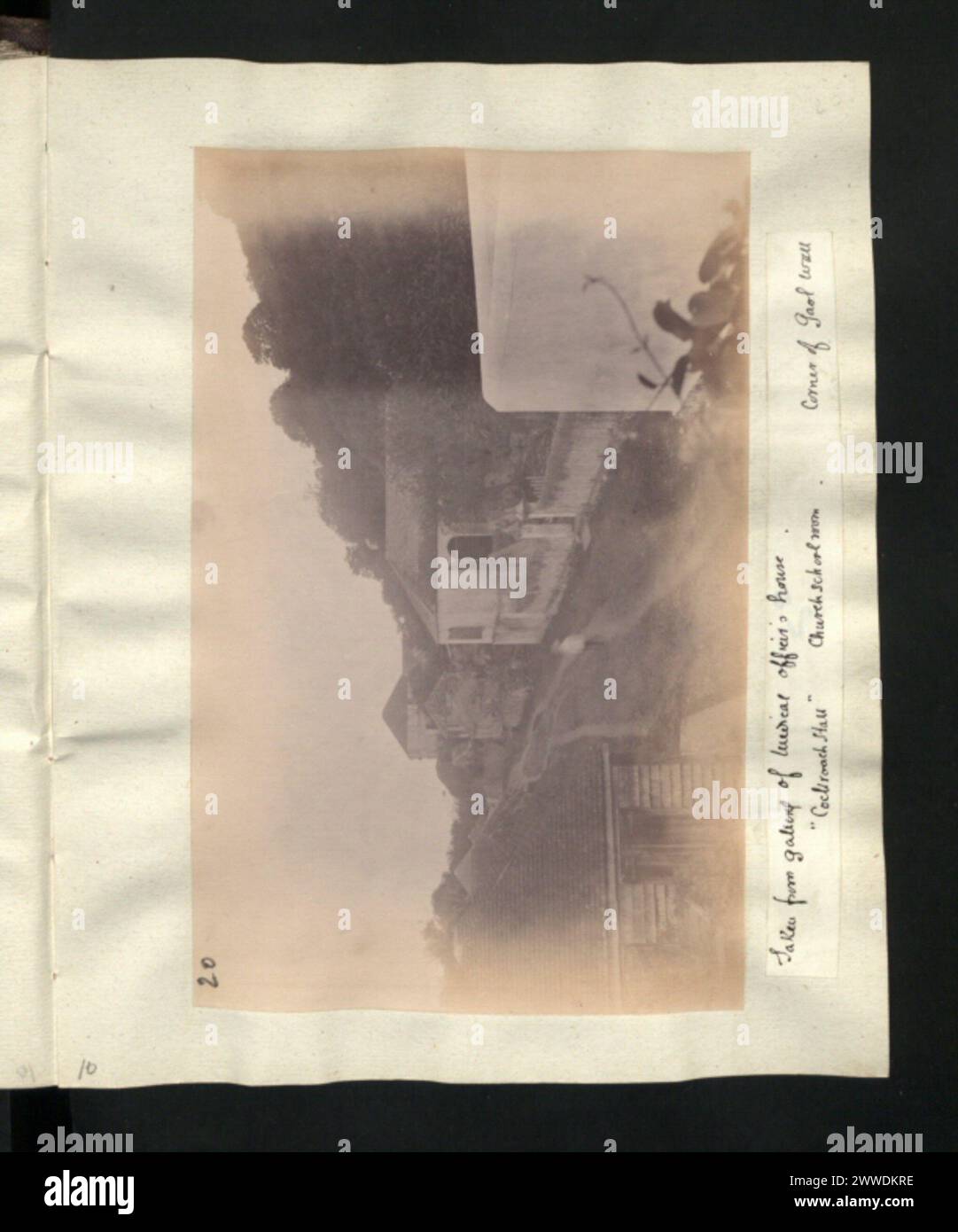 Description: Taken from gallery of medical officer's house. "Cockroach ...