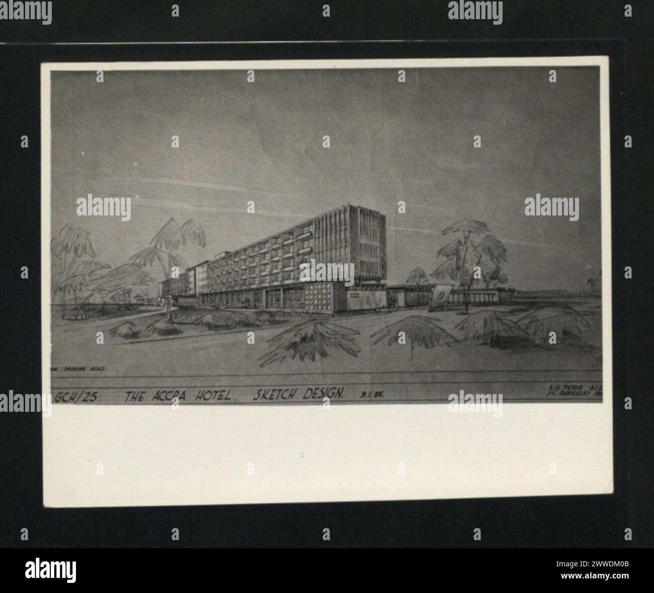 Sketch design of the Ambassador Hotel in Accra, scheduled to open at ...