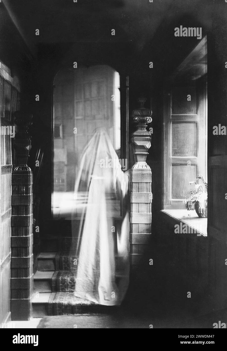 Double exposure image Black and White Stock Photos & Images - Alamy