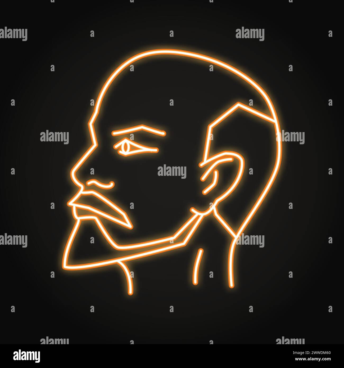 Portrait vladimir lenin Stock Vector Images - Alamy