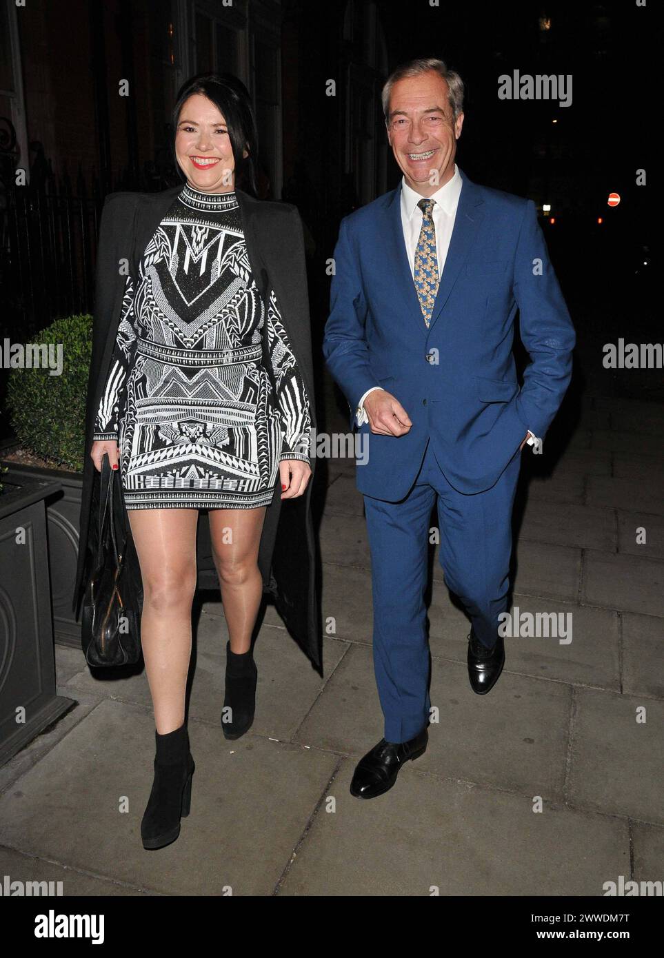 Inspiration Awards for Women 2024 Laure Ferrari and Nigel Farage at the ...