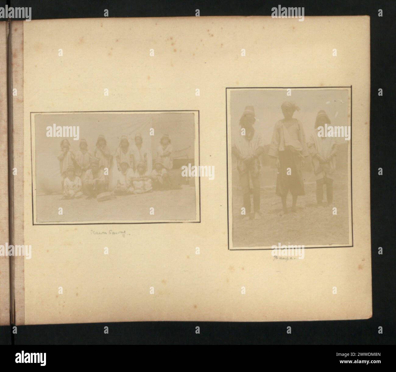 Photographs of Kawn Sawng and Bansa communities in Burma from 1903 ...